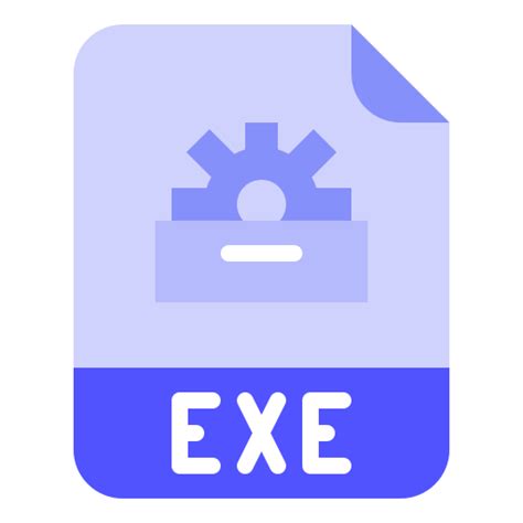 Digital Exe Extension File Format Icon Download On Iconfinder