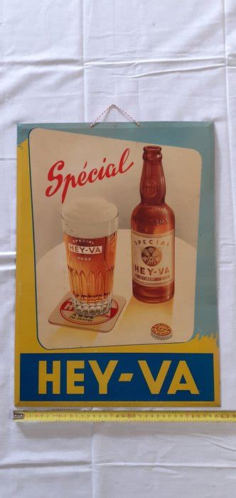 Decorative Object Reclame Bord Van Hey Va Bier Van De Catawiki