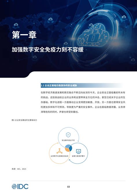 Idc：加强企业数字安全免疫力 助力数字时代下的韧性发展 先导研报