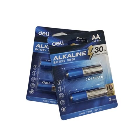 Jual Baterai Alkaline Aa Besar Set V Deli Batu Baterai Alkaline Battery Shopee