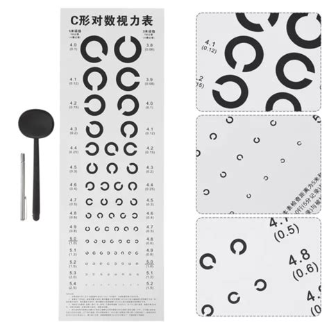 Eye Exam Chart Eye Test Board Wall Visual Chart Type Eye Test £7 98 Picclick Uk