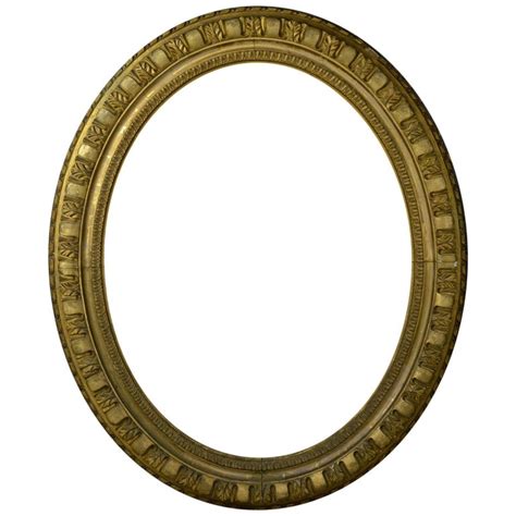 Large Antique Regency Gilt Oval Looking Glass Frame For Sale At 1stdibs