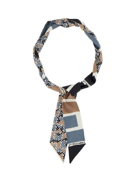 펜디fendi 멀티패턴 실크 스카프 Fxt011aoj6f1ods Jentestore