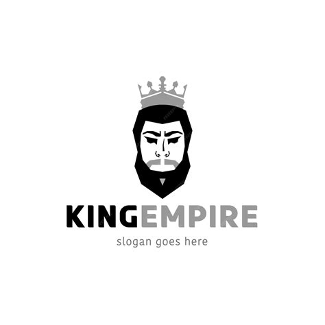 Premium Vector Illustrated King Vector Logo Design