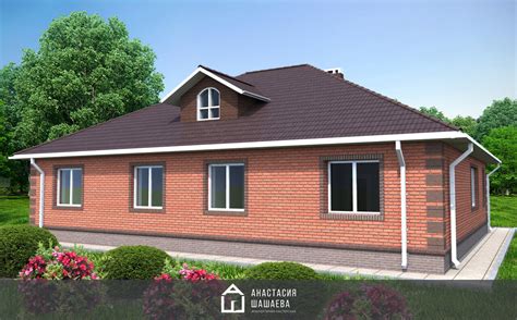 Проект одноэтажного дома на две семьи К 142 Проект дома