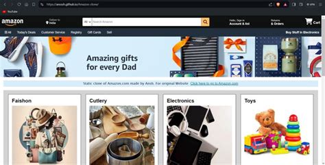 Ansh Kumar On Linkedin Webdevelopment Htmlcss Amazonclone Frontend