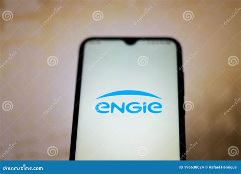 Engie Logo Sign And Brand Text On Panel Signboard French Electric Utility Company Editorial