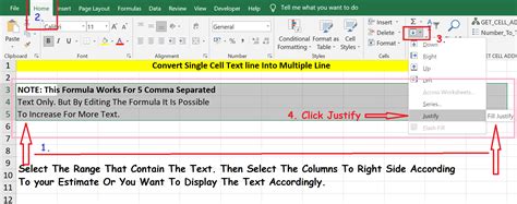 Convert Single Cell Text Line Into Multiple Line Excel Help