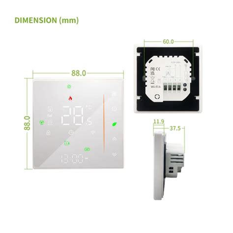Programmable Room Wireless WiFi Heating Thermostat For Boilers Heating System Smart Room