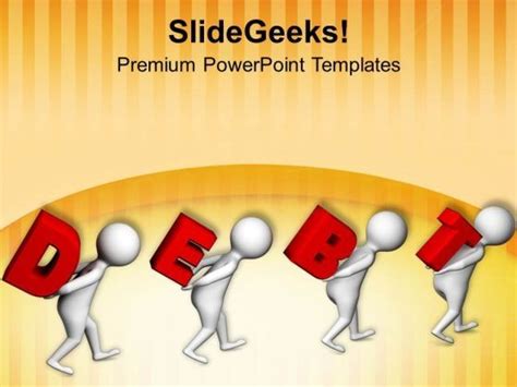 Paying Debt Is Important PowerPoint Templates Ppt Backgrounds For Slides