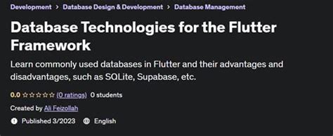 Database Technologies For The Flutter Framework Scriptmafiaorg