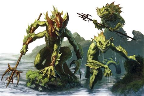 Locathah 5e Dnd Aquatic Races Water Races Dnd Dnd Monsters