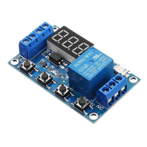 6 30V 1 Channel Power Relay Module With Adjustable Timing Cycle Robo Nepal