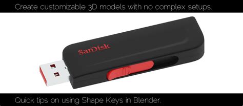 Using Shape Keys In Blender Blendernation