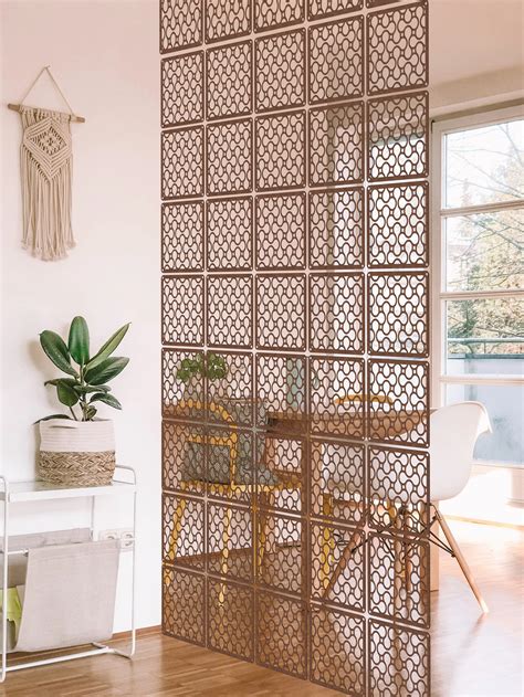 Hanging Room Divider Screen Modern Interior Room Partition Privacy