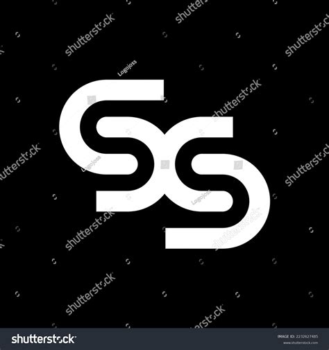 Letter Ss Sx Monogram Logo Design Stock Vector Royalty Free 2232627485 Shutterstock