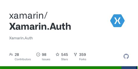 Github Xamarin Xamarin Auth Xamarin Auth