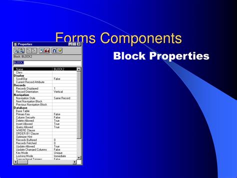 Ppt Forms An Overview Of Oracle Form Builder V60 Powerpoint Presentation Id1244678