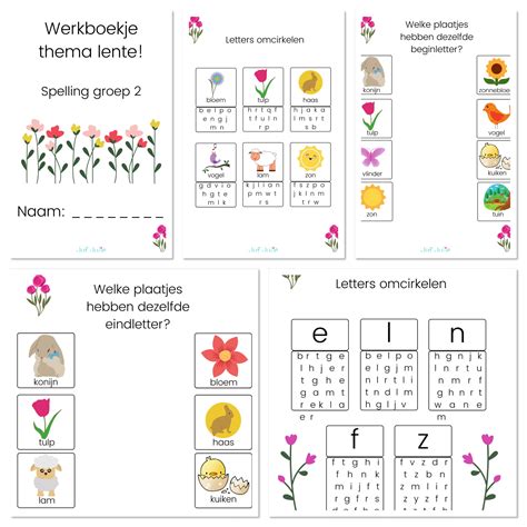 Lente Werkboekje Spelling Groep Juf Julie My Xxx Hot Girl