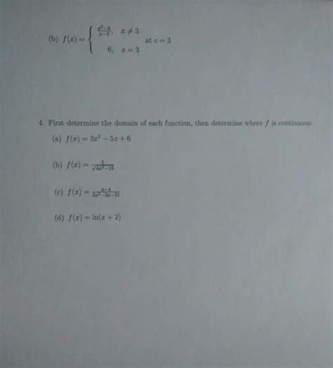 Solved 1 Find The Limit 2 Based On The Graph Of F Given