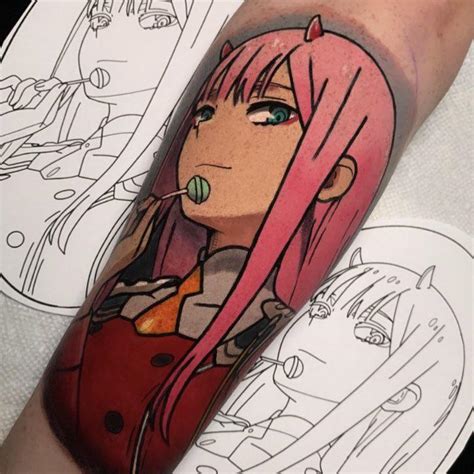 My Zero Two Tattoo I Got A While Ago Enjoy R Darlinginthefranxx