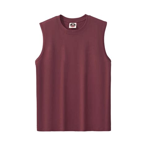 Summer New American Sleeveless O Neck Solid Color T Shirt Men S Fashion