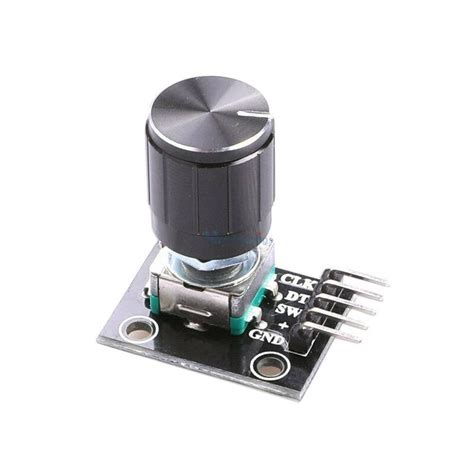 10pcslot Ky 040 360 Degrees Rotary Encoder Module With 15×165 Mm Potentiometer Rotary Knob Cap