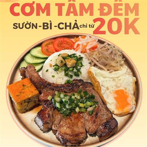 Cơm Tấm đêm Sườn Bì Chả Ngon Rẻ 20k Q12 Cơm Tấm Đêm Anh Tư 20k Facebook