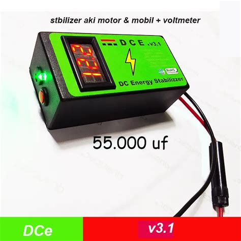 Stabilizer Aki Motor Stabilizer Aki Mobil V3 Plus Voltmeter Lazada