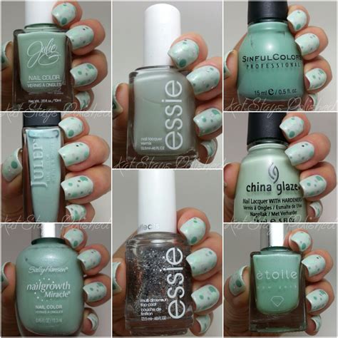 Kat Stays Polished Beauty Blog With A Dash Of Life Mint Manis For