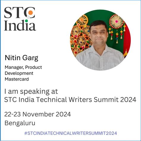 Im Excited To Share That Ill Be Speaking At The Stc India Technical