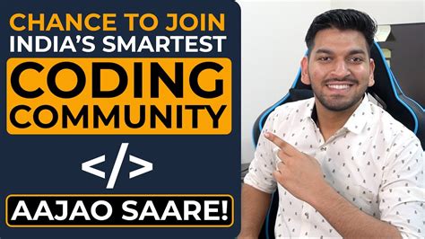 Beginning Of Indias Smartest Coding Community Youtube