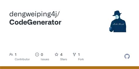 Github Dengweiping4jcodegenerator