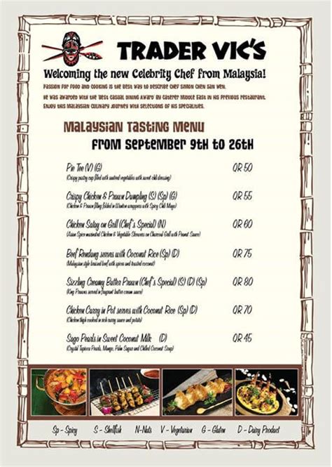 Malaysian Food Festival At Trader Vics Doha Qatar Eating