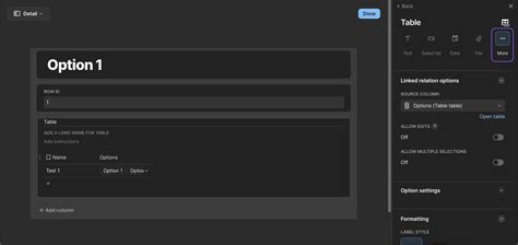 Missing The Display As Table Toggle In Edit Layout Coda Maker Community