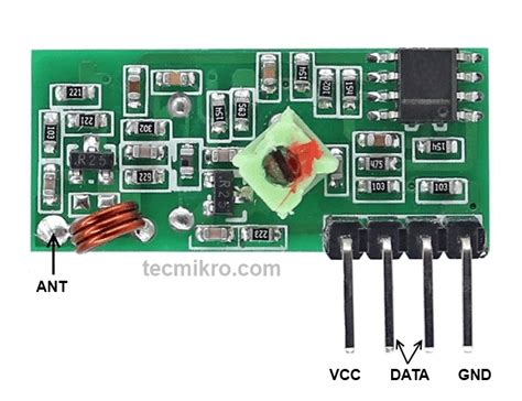 Modulo Rf Radiofrecuencia 433 Mhz Tecmikro Ecuador