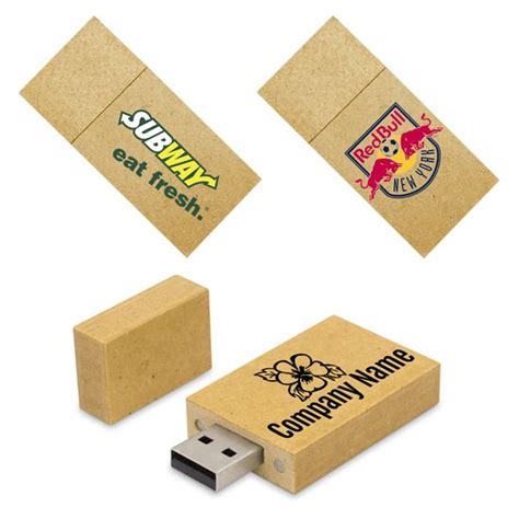 Bulk Recycled Paper Usb Flash Drive By Logotech Fdpa