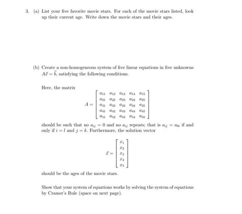 Linear Algebra How Do I Make A Matrix That Fits The Constraints R