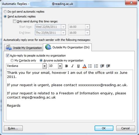 Unmonitored Email Message Template