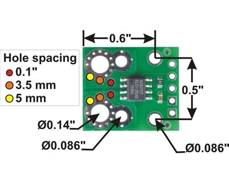 Pololu Acs711lc Current Sensor Carrier 125a To 125a