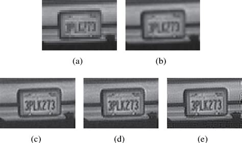 Figure 1 From Fast Super Resolution Reconstruction For Video Based Pattern Recognition