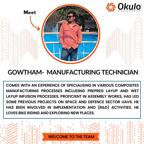 Okulo Aerospace On Linkedin We Are Delighted To Announce Our New Addition To The Team Gowtham C