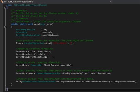 Inside Microsoft Dynamics Ax Job To Get Distinct Display Product Number In D365fo
