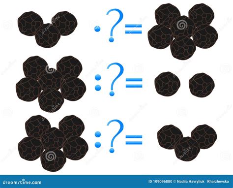 Action Relationship Of Division And Multiplication Examples With Peas Of Black Pepper
