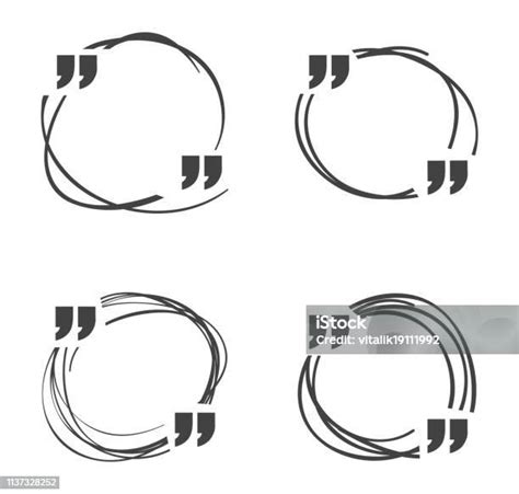 견적 디자인입니다 따옴표에 따옴표 템플릿 텍스트에 대 한 프레임에 따옴표 벡터 배너 그림입니다 벡터 버팀대에 대한 스톡 벡터 아트 및 기타 이미지 Istock