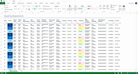 Requirements Checklist Excel Samples 10 Excel Requirements Template Images