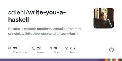 Github Sdiehlwrite You A Haskell Building A Modern Functional Compiler From First Principles