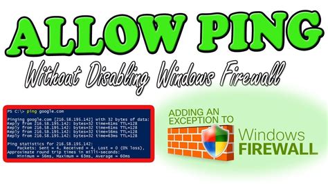 how to allow ping in windows without disabling windows firewall exception in windows artofit