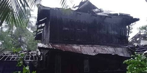 သာပေါင်းမြို့နယ်တွင် မိုးလေပြင်းတိုက်ခတ်ပြီး လူနေအိမ် ၄ လုံး ပျက်စီး