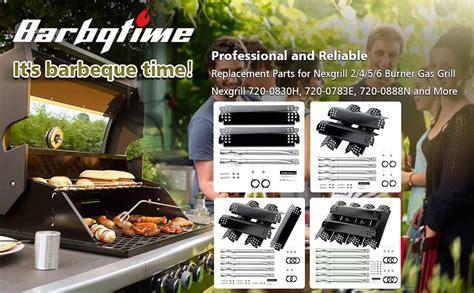 Barbqtime 6 Burner Grill Replacement Parts For Nexgrill 720 0898 720 0896ca